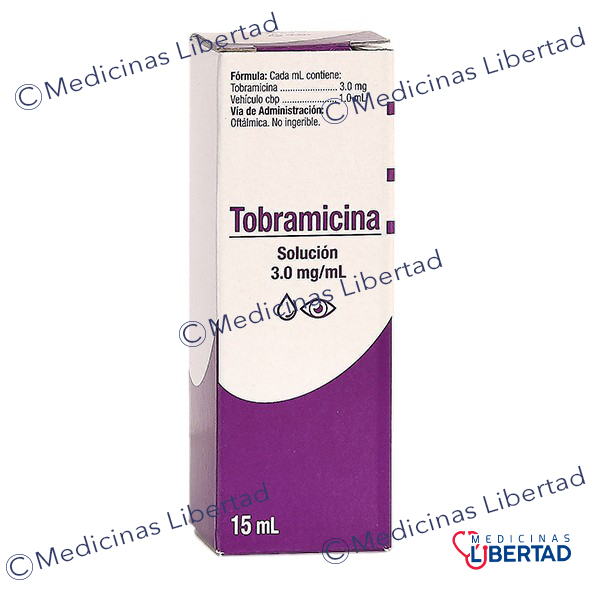 TOBRAMICINA SOL OFT 15 ML GRIN | Medicinas Libertad